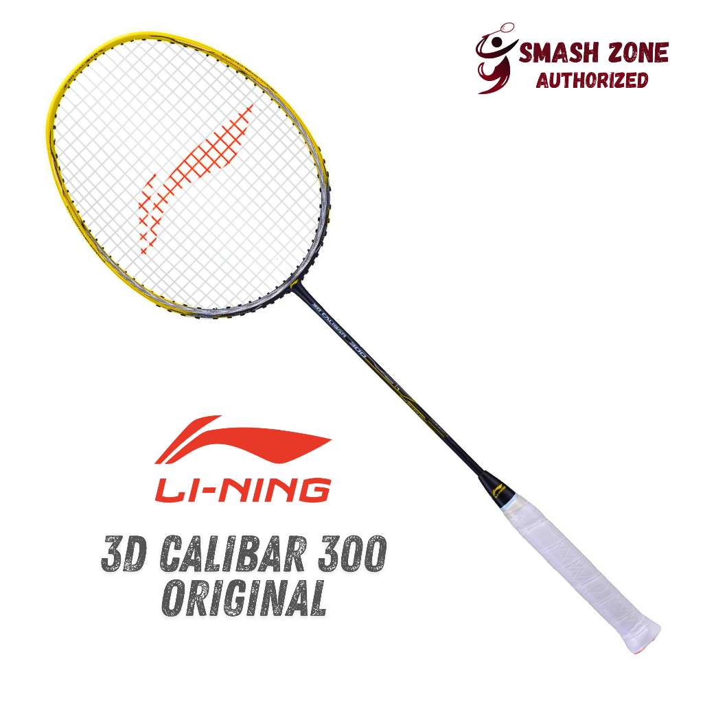 Jual Raket Badminton Li-Ning 3D CALIBAR 300 Original Frame Raket Bulu ...