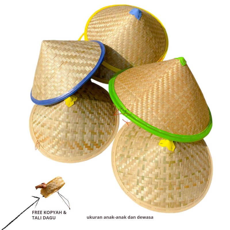 Jual Caping Topi Petani Sawah Anak Dewasa Cetok Capil | Shopee Indonesia