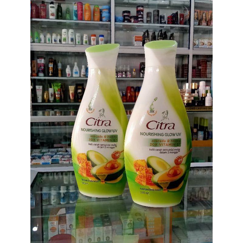 Jual CITRA HBL Nourish Avocado & Honey Glow UV Vit E 210Ml | Shopee ...