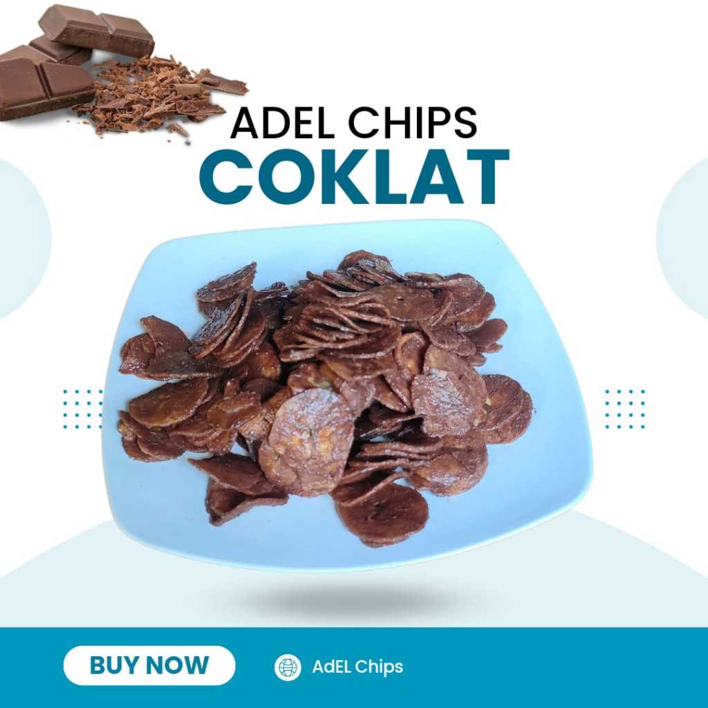 Jual AdEL Chips Keripik Pisang Coklat Lumer 175 gr | Shopee Indonesia