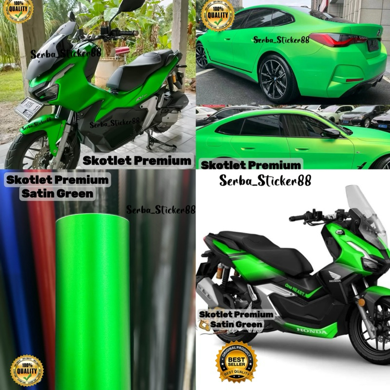 Jual Stiker Satin Metalic Dop Scotlet Motor L50Cm Sticker Skotlet Motor ...