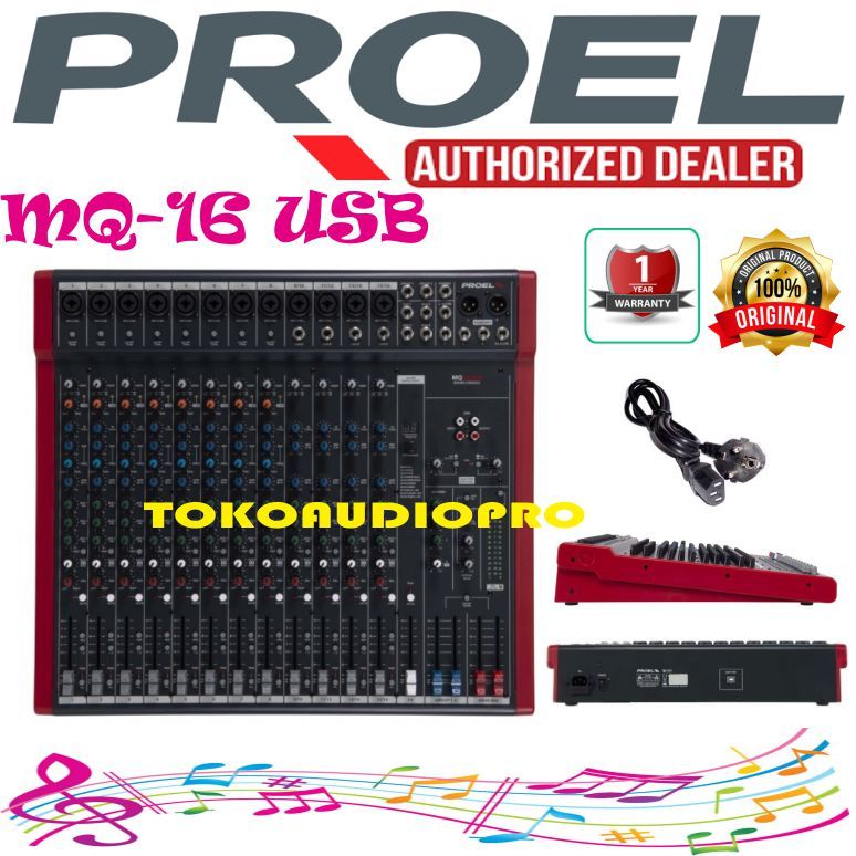 Jual Proel Mq12 Usb Mixer Audio with USB Proel MQ-12Usb | Shopee Indonesia