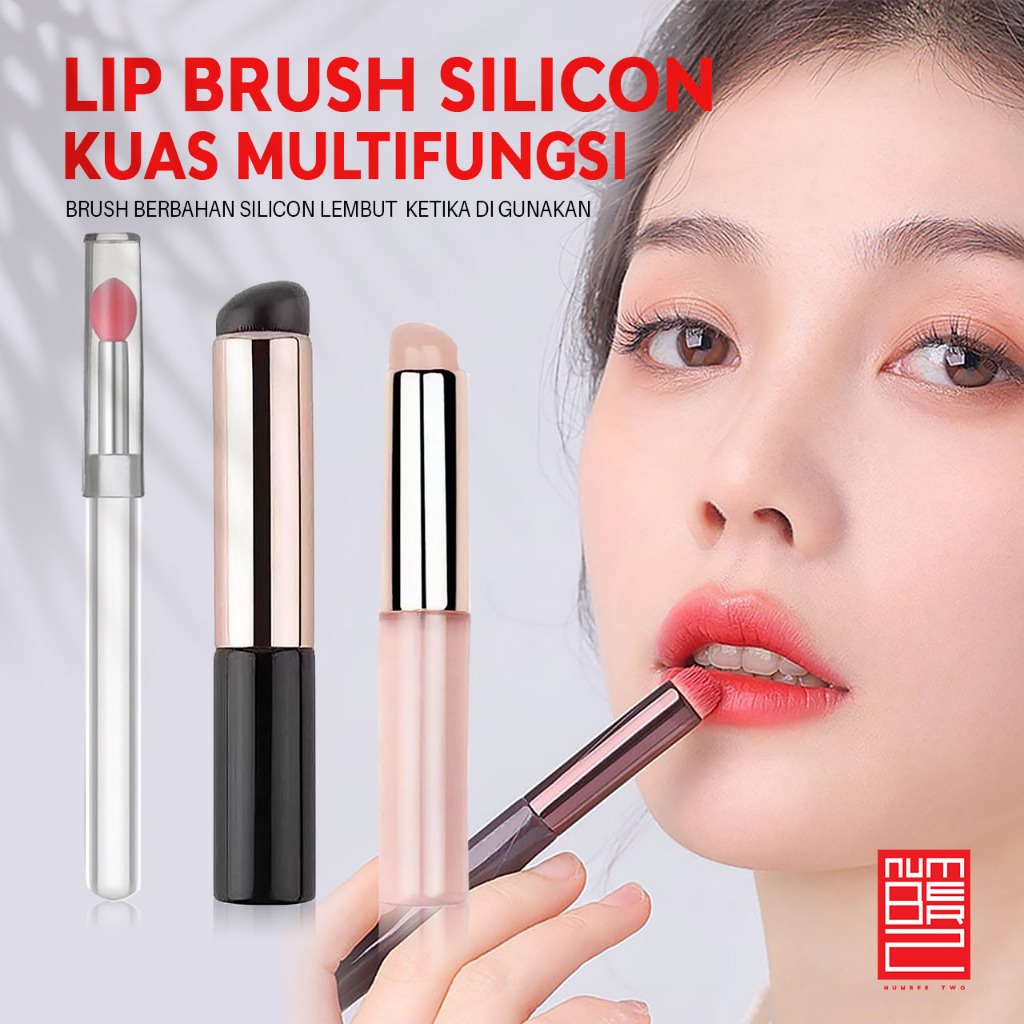 Jual Lip brush ombre blending lipstick kuas bibir dengan tutup tools ...
