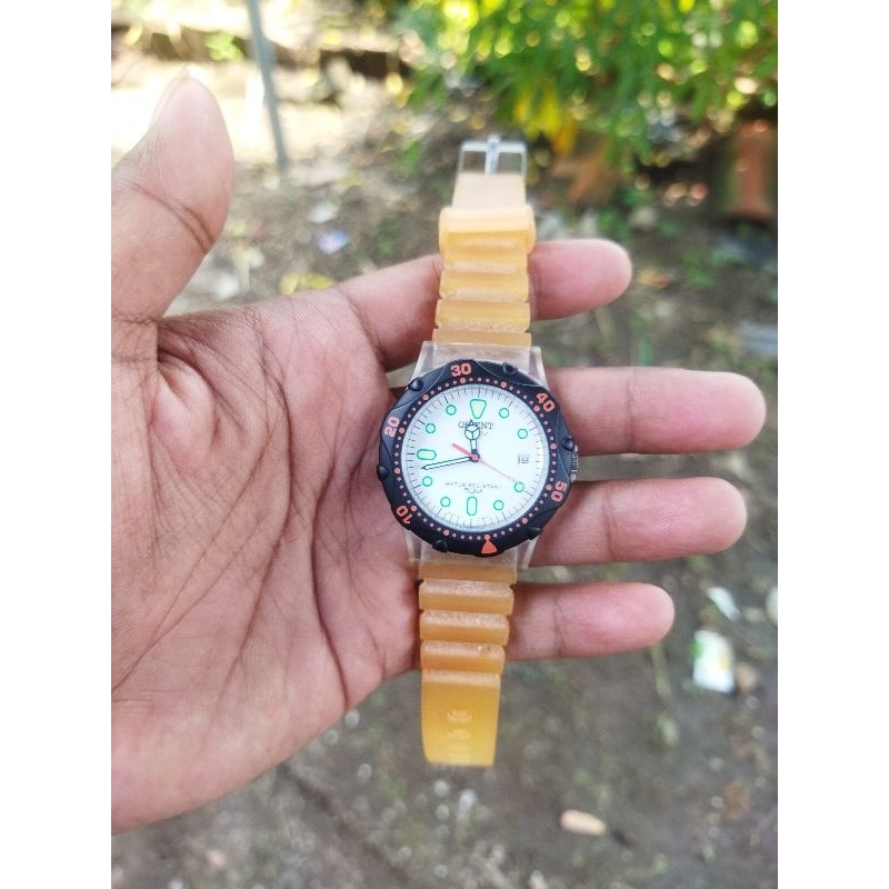 Jual ORIENT DIVER JELLY QUARTZ ORIGINAL SECOND | Shopee Indonesia
