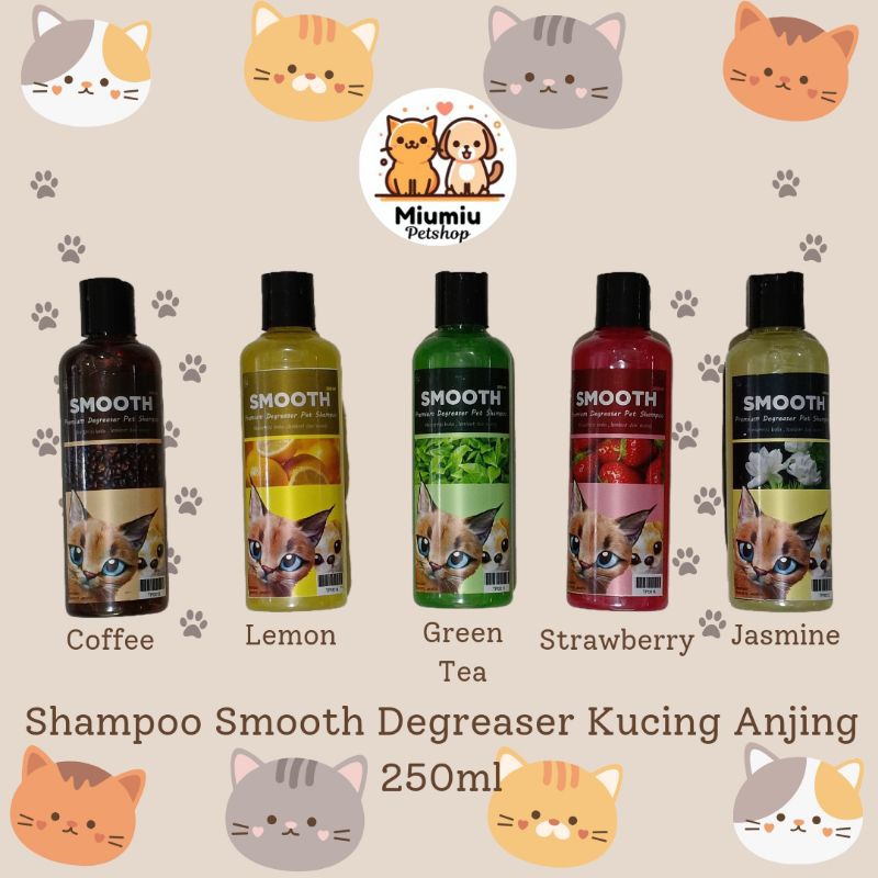 Jual Shampo Kucing Anjing Smooth Degreaser 250ml | Shopee Indonesia