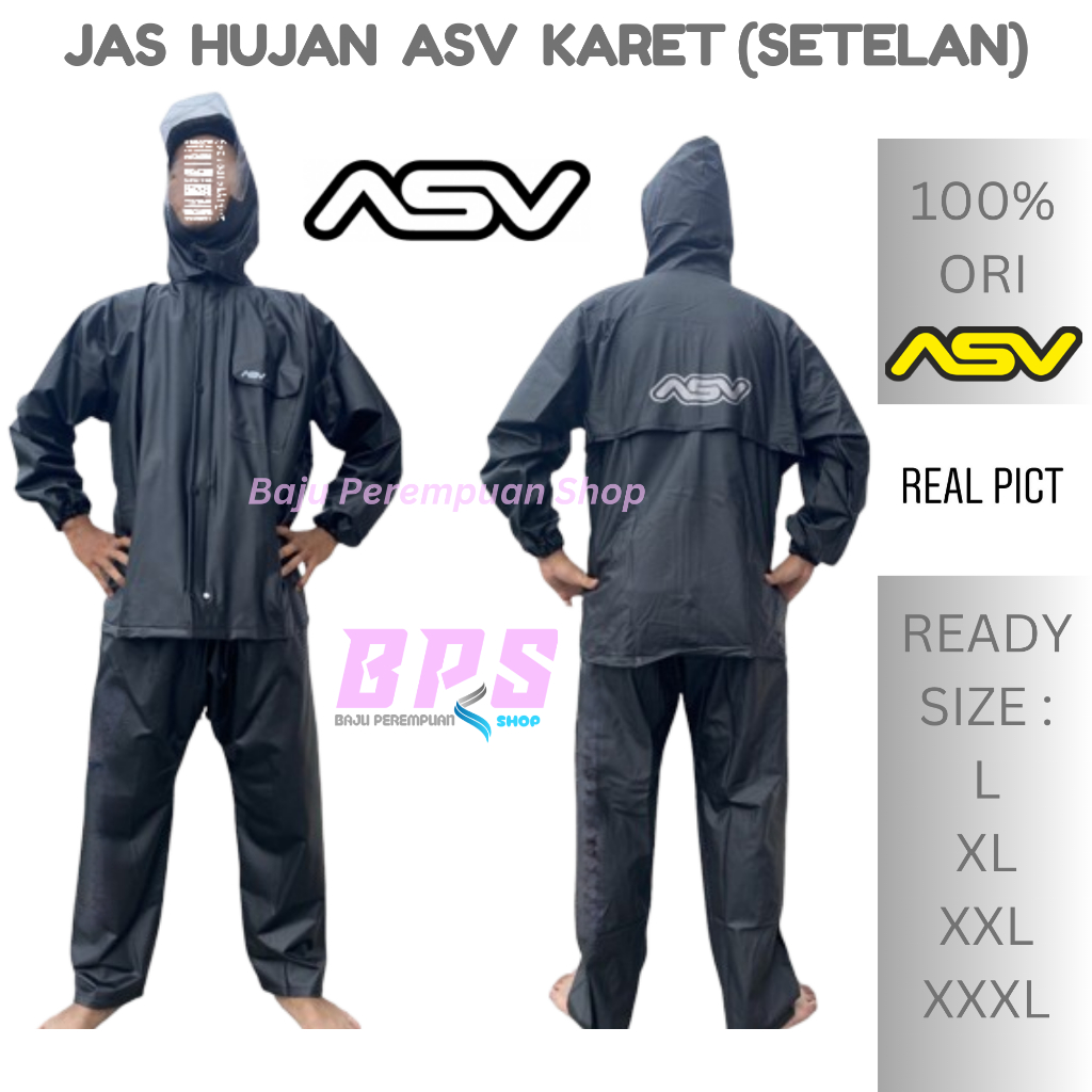 Jual Jas Hujan ASV Original Setelan Mantel Mantol Baju Jaket Celana ...