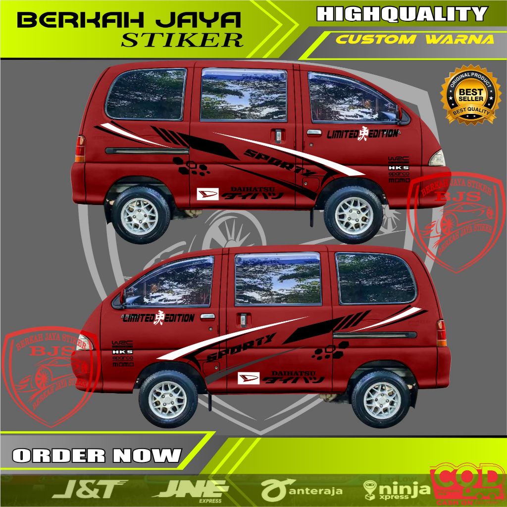 Jual NEW Sticker Mobil Stiker Cutting Mobil Espass Stiker Daihatsu ...