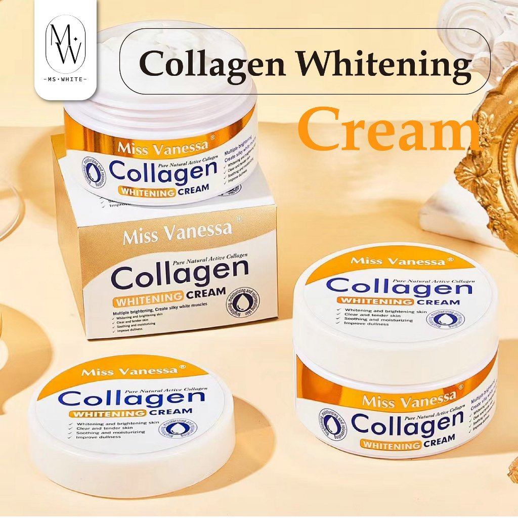 Jual Miss Vanessa Collagen Whitening Cream 100ml - Brightening, Soothing, Moisturizing, dan Anti ...