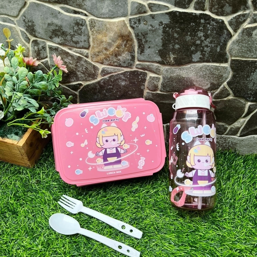 Jual Jual Lunch Box Anak Set Botol Minum/Kotak Makan Anak + Botol Minum | Shopee Indonesia