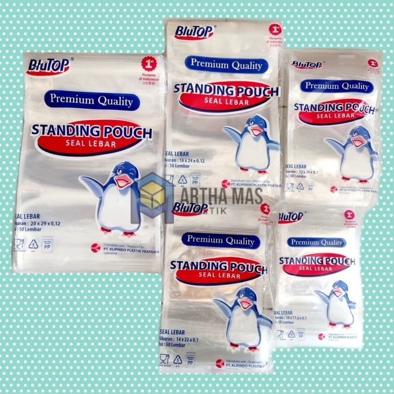 Jual Standing Pouch Plastik Klip 16x24 - Kemasan Plastik Klip berdiri ...