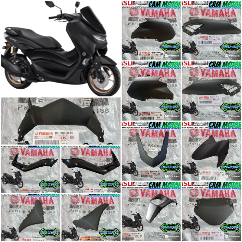 Jual cover body bodi halus new nmax n max hitam dof 2020 original ...