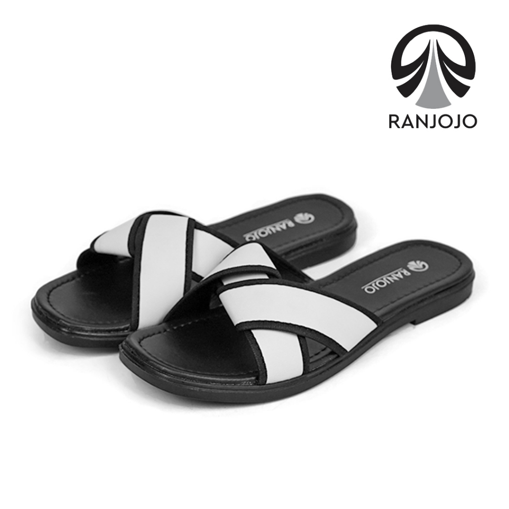 Jual Sendal Slop Wanita Teplek Original Wanita terbaru Sandal Trendy ...