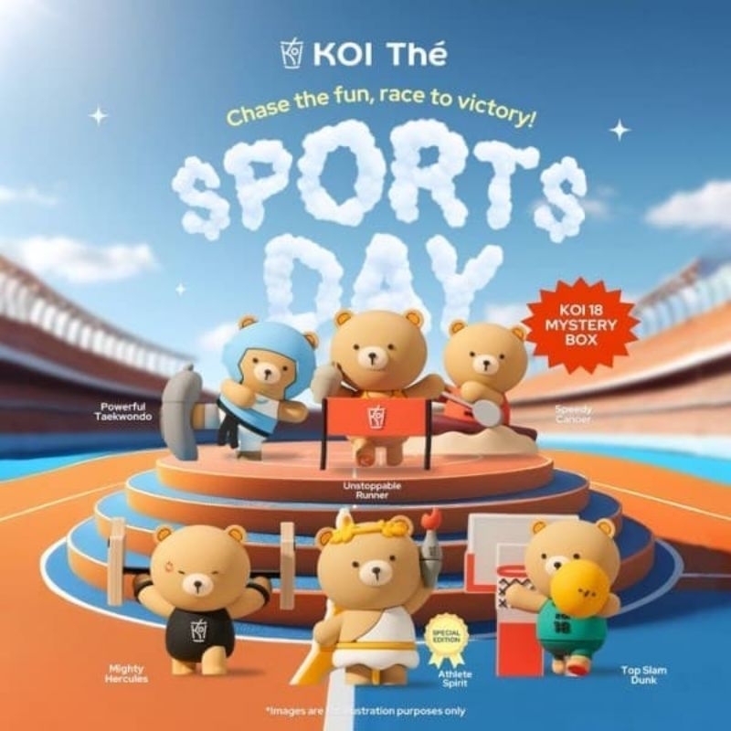 Jual KOI - 18 Sports Day Series BlindBox (6Designs) | Shopee Indonesia