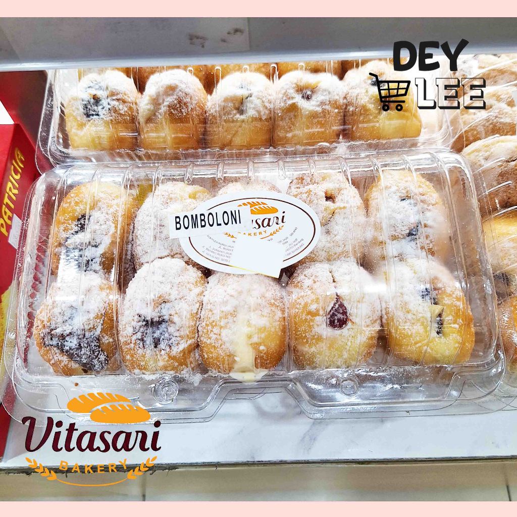 Jual VITASARI Donat Bomboloni Aneka Rasa isi 10 pcs Bandung | Shopee ...