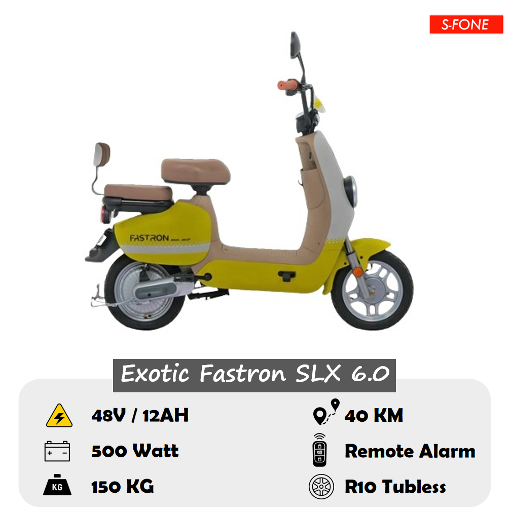 Jual EXOTIC FASTRON SLX 6 / SLX 6.0/ SLX 5 / SLX 5.0 Accu 48/12 Motor ...