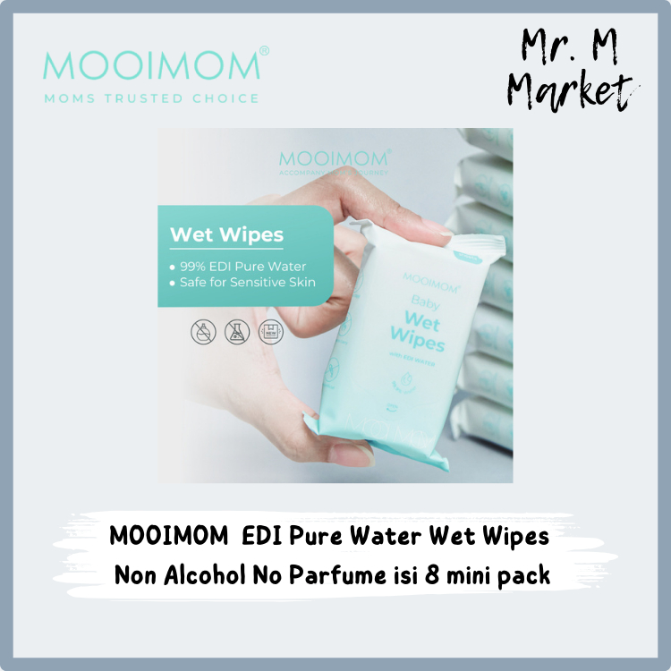 Jual MOOIMOM EDI Pure Water Wet Wipes (8 Mini Pack) | Tissue Basah ... Jual MOOIMOM EDI Pure Water Wet Wipes (8 Mini Pack) | Tissue Basah ...