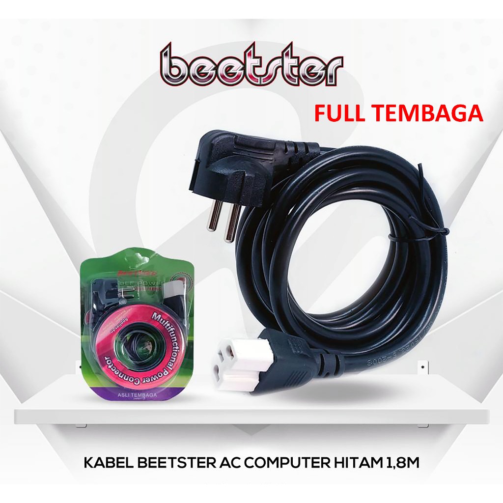 Jual Kabel Computer Beetster Panjang 1.8 M FULL TEMBAGA - Kabel Power ...