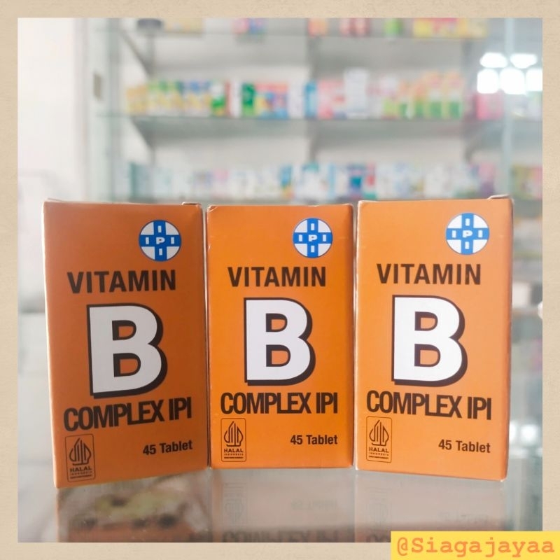 Jual Vitamin B Complex IPI Botol 45 Tablet | Shopee Indonesia