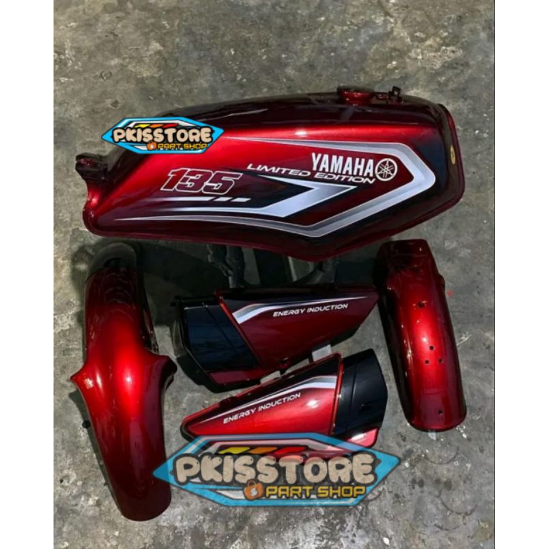 Jual Tangki Tengki Bensin Yamaha RX King RXk Merah Maroon Custom ...