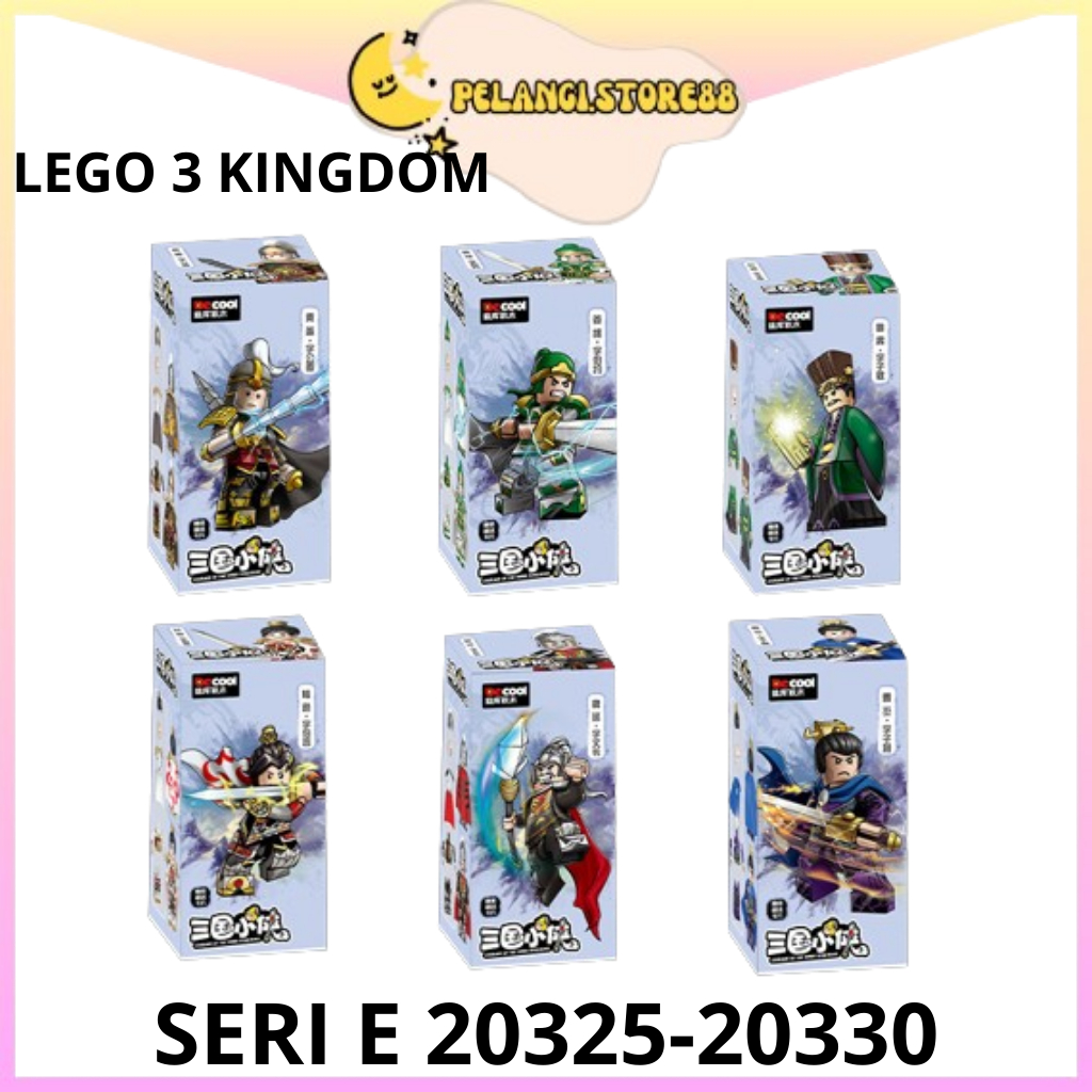 Jual LEGO THREE KINGDOM SAMKOK 3 RAJA HUANG GAI JIANG WEI LU SU LU XUN ...