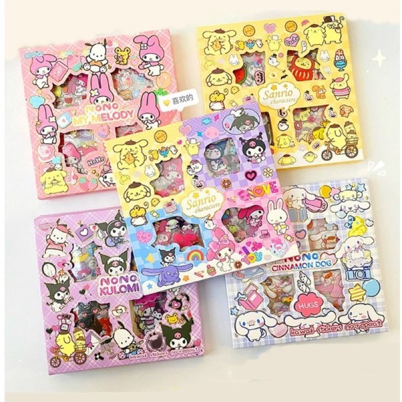 Jual MOMO STICKER VIRAL ISI 100pcs STICKER LUCU/sticker karakter lucu ...