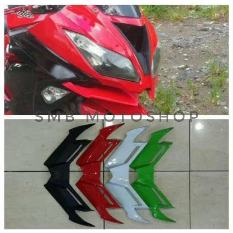Jual winglet ninja 250 fi old 2013-2017 fibber pnp | Shopee Indonesia