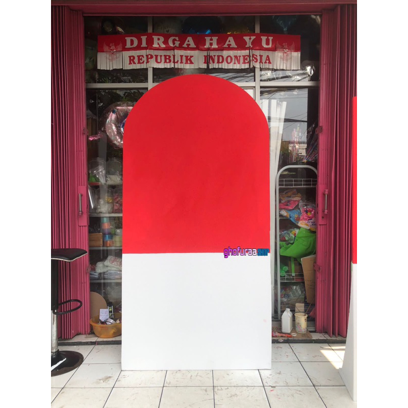 Jual Backdrop Styrofoam Merah Putih Dirgahayu Republik Indonesia 17 ...