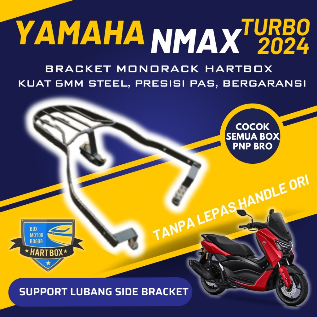 Jual Bracket Monorack YAMAHA NMAX TURBO 2024 | Breket Motor YAMAHA NMAX ...