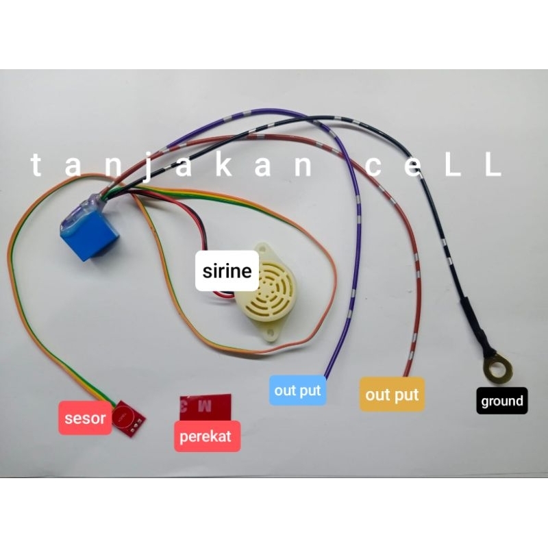 Jual alarm motor sensor sentuh gak bikin aki boros kumplit tinggal ...