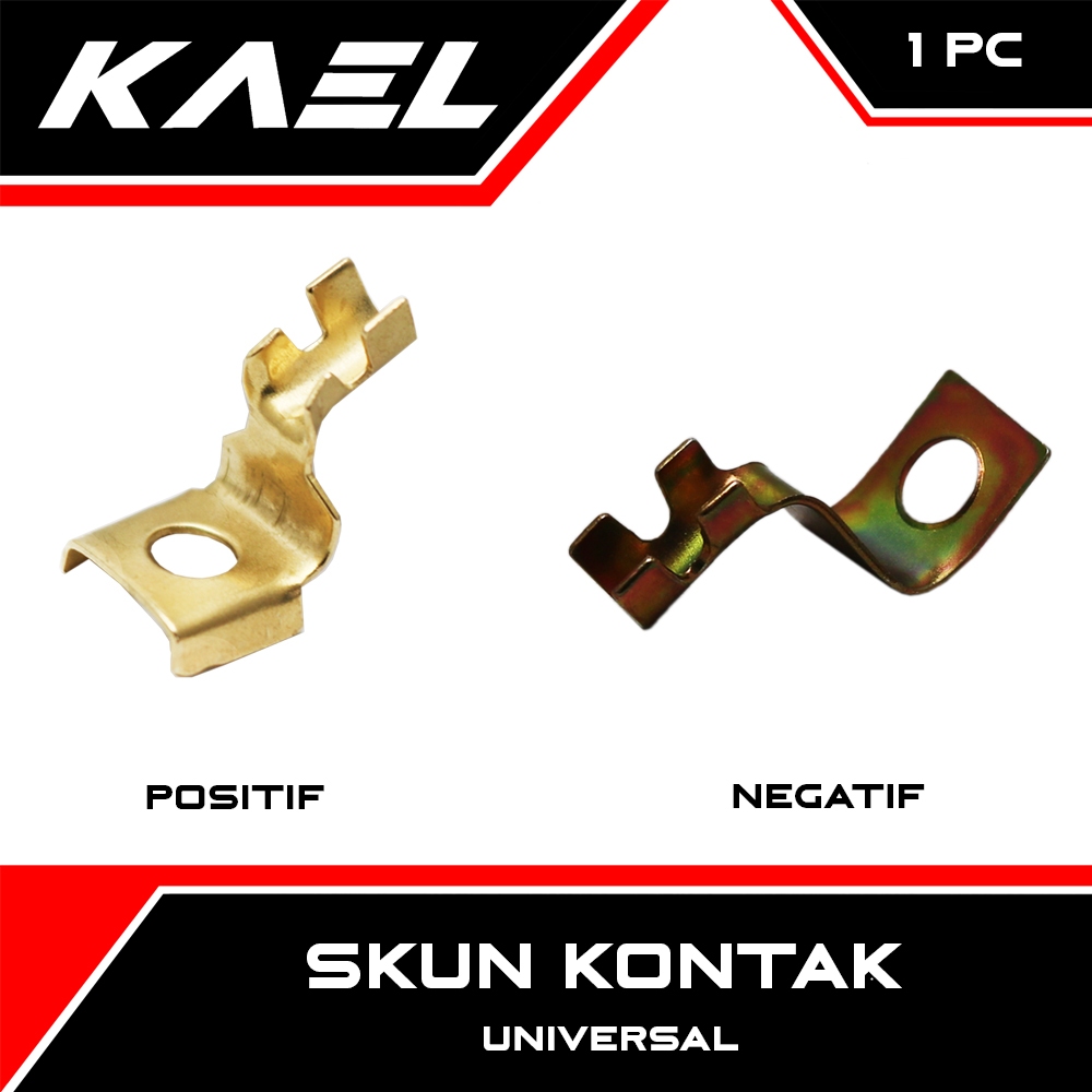Jual Skun Model Kotak Negatif Positif Universal Untuk Semua Jenis Motor ...