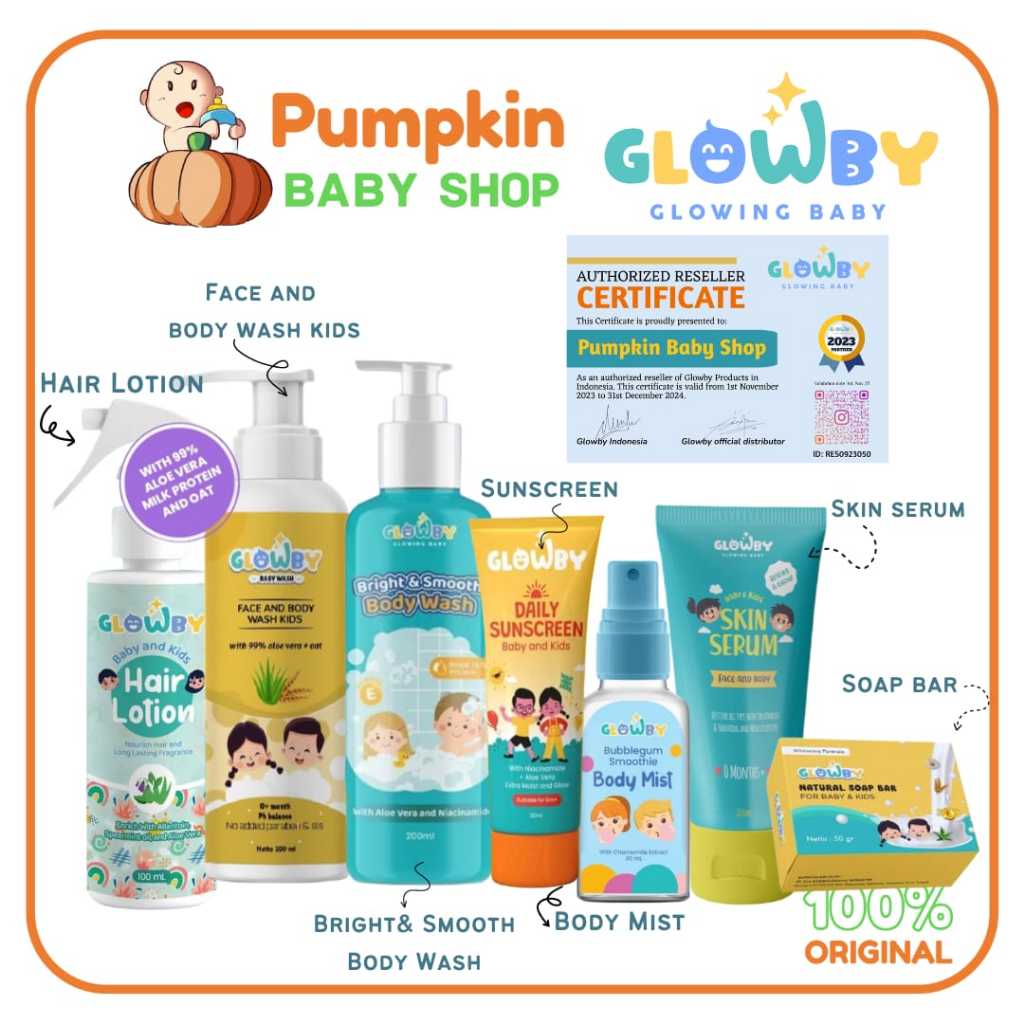 Jual GLOWBY Skin Serum Anak Pencerah wajah badan bayi dan anak | Shopee ...