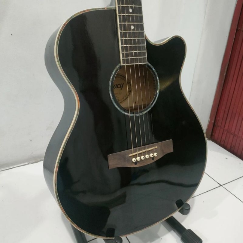 Jual Gitar Akustik Legacy MJG 305C BK | Shopee Indonesia