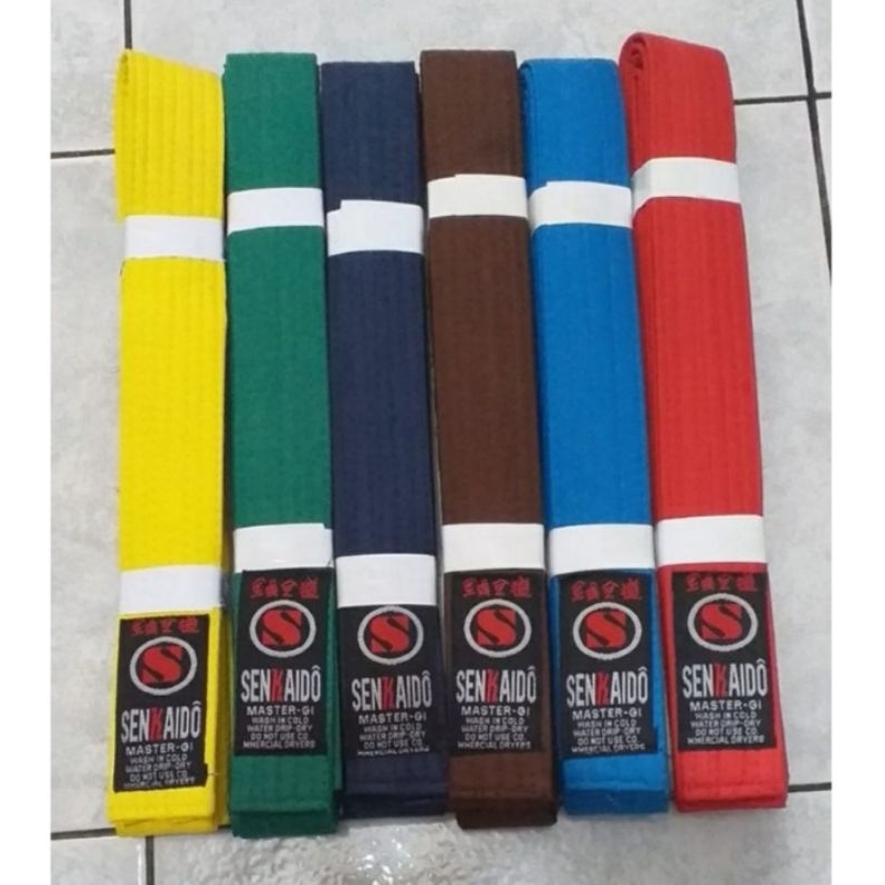 Jual Sabuk Warna Karate Senkaido / Sabuk karate Padang / Sabuk karate ...