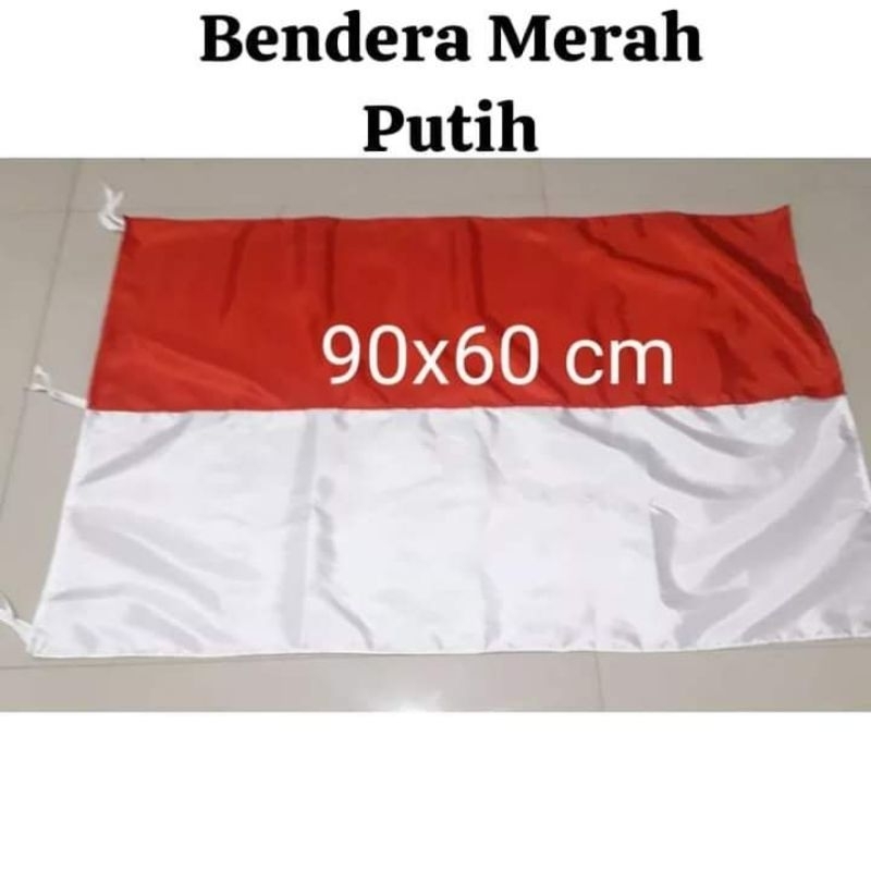 Jual BENDERA KAIN MERAH PUTIH UKURAN 60X90 per pcs | Shopee Indonesia