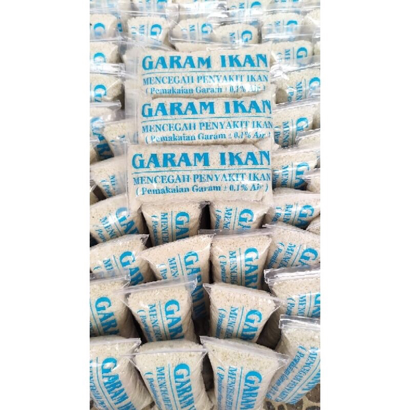 Jual PLASTIK GARAM IKAN 1 PAK ISI 100 PCS TEBAL AQUARIUM | Shopee Indonesia