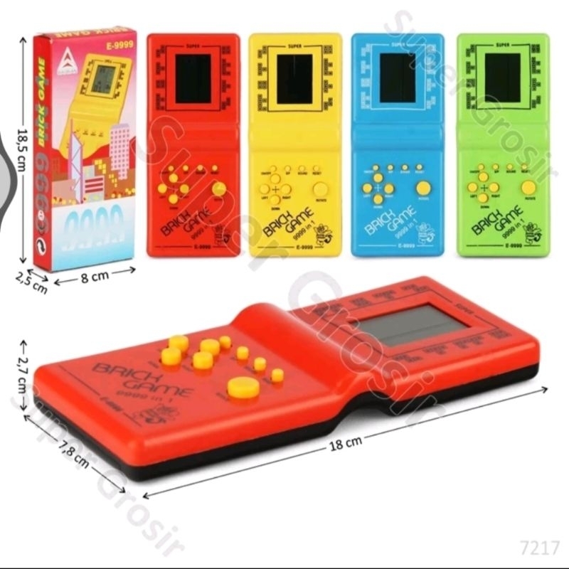 Jual Mainan Anak - Mainan Jadul Gameboy Brick Game 9999 in 1 - Mainan ...