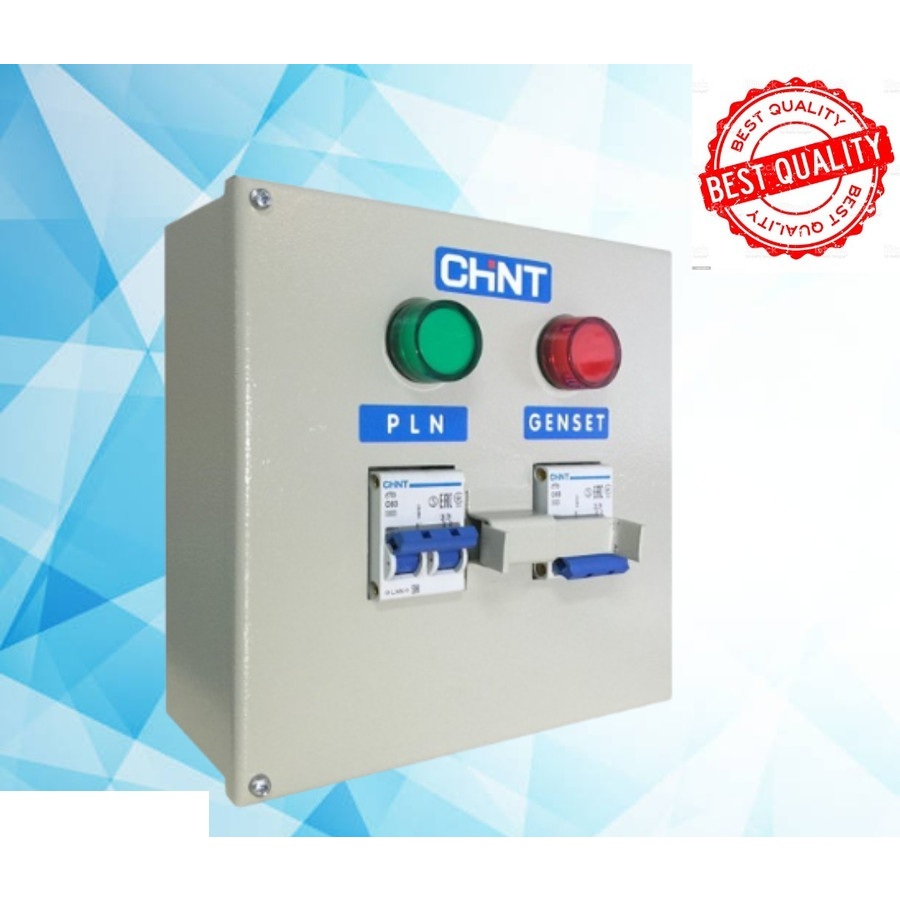 Jual Panel Interlock CHINT Switch PLN - Genset CHINT 63A 2P 3P OHM Saklar Handle | Shopee Indonesia