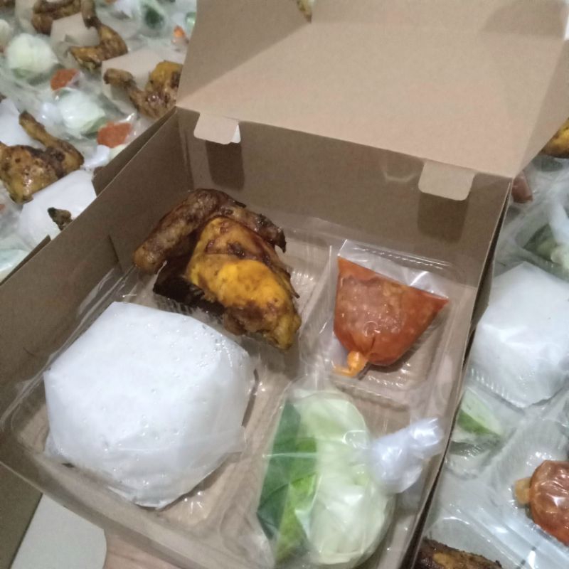 Jual Paket Nasi Box Ayam Bakar Enak bisa untuk Wedding, Ulang Tahun, Gathering | Shopee Indonesia