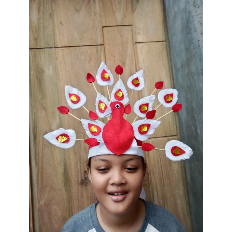 Jual bando merah putih bando karnaval/ mahkota karnaval / bandana 17 ...