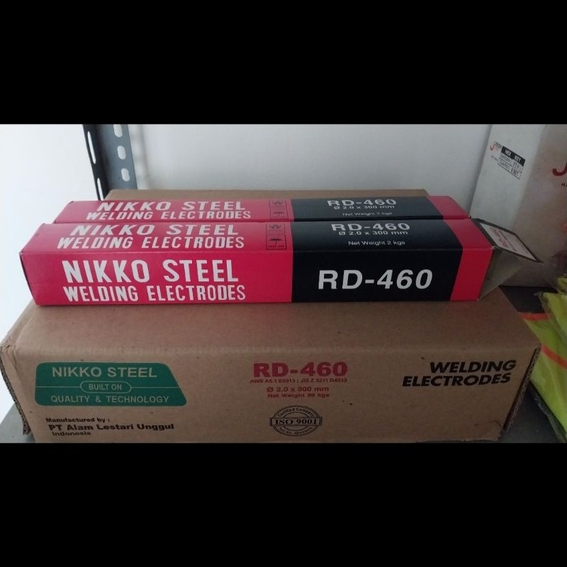 Jual Kawat Las RD-460 2mm 2kg Nikko Steel Welding Electrode | Shopee Indonesia