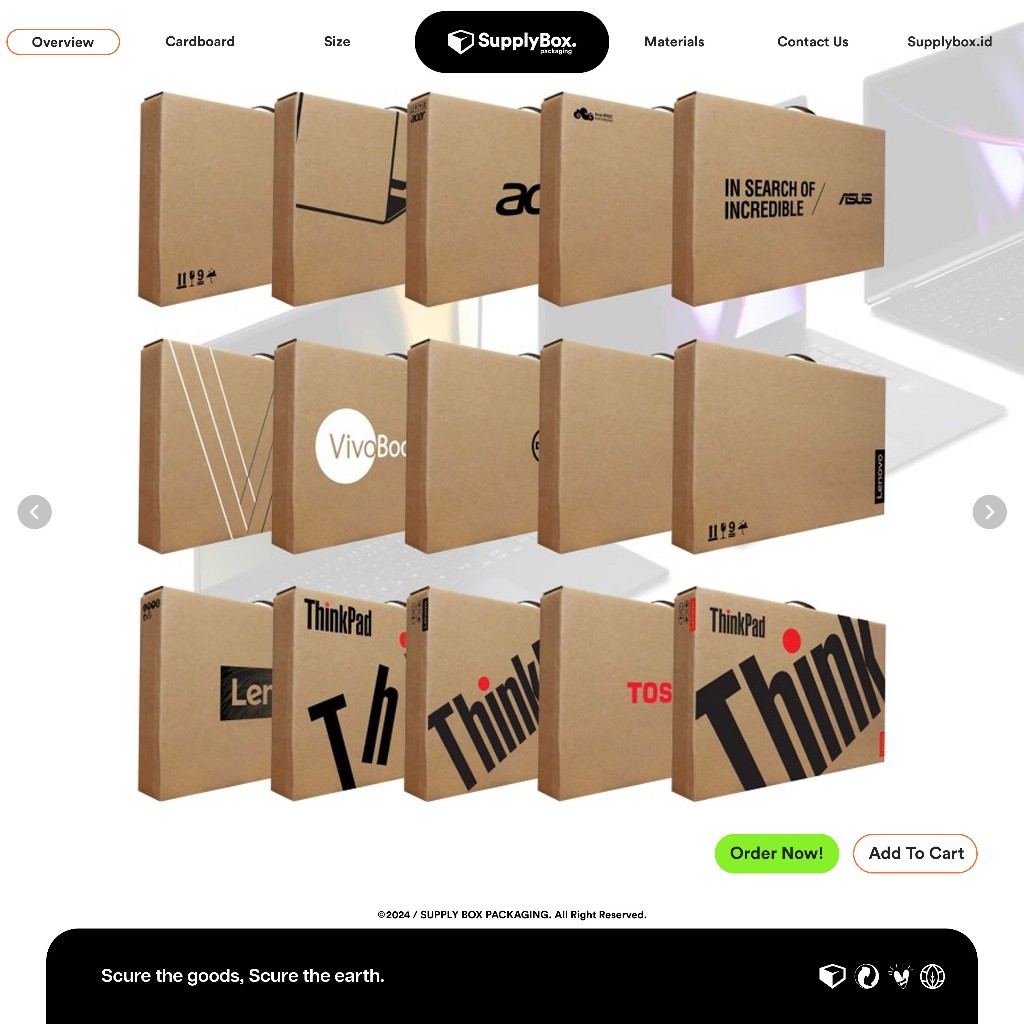 Jual DUS LAPTOP HANDLE BERBAGAI MACAM | 50 x 7.5 x 32.5 CM | Dus Laptop ...