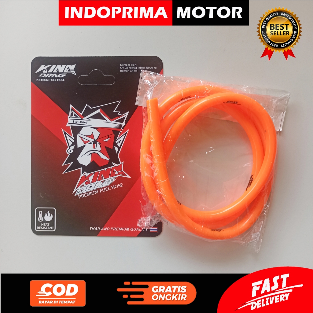 Jual KING DRAG SELANG BENSIN OREN VARIASI IMPORT UNTUK SEMUA MOTOR ...