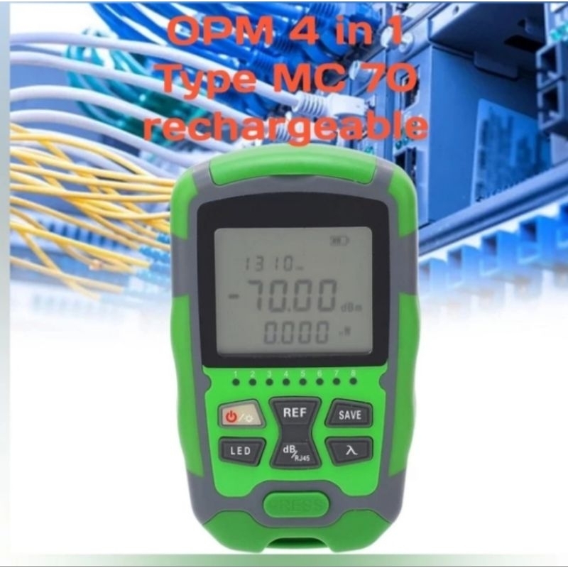 Jual Optical Power Meter 4 in 1 MC70 / OPM Fiber Optical Cable Tester ...