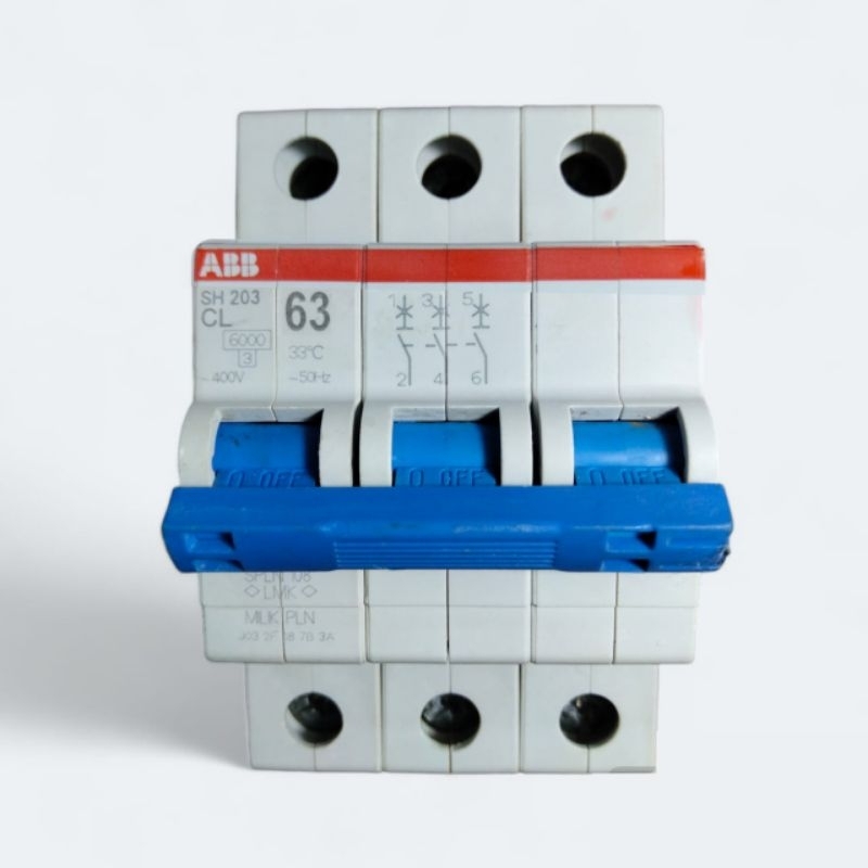 Jual MCB ABB 3 Phase Anti Jeglek 10A-63A Kelingan Rapih Seperti Orsinil | Shopee Indonesia