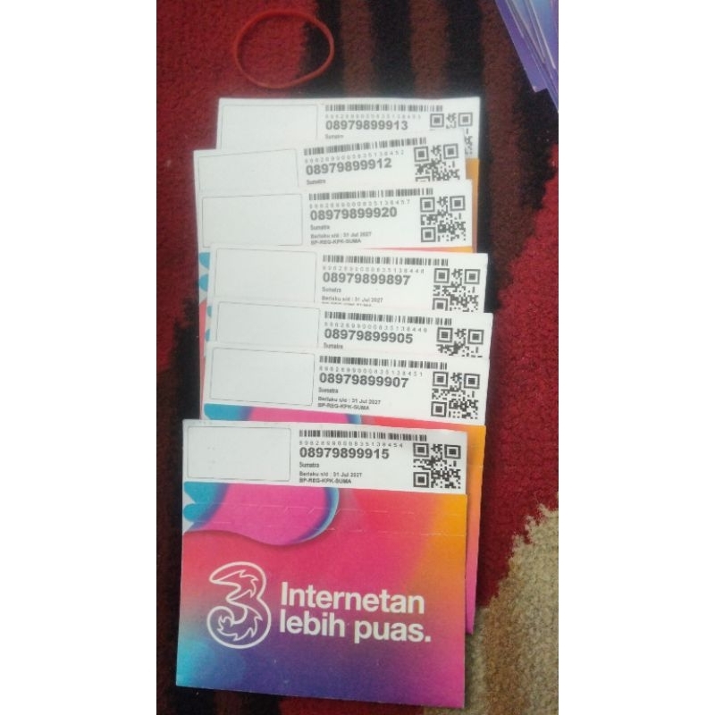 Jual Kartu perdana tri 5gb(5+1,5gb area promo) | Shopee Indonesia