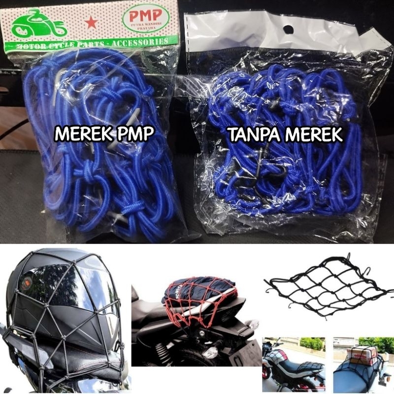 Jual Jaring Motor,Sepeda untuk tali pengikat HELM & BARANG Universal ...