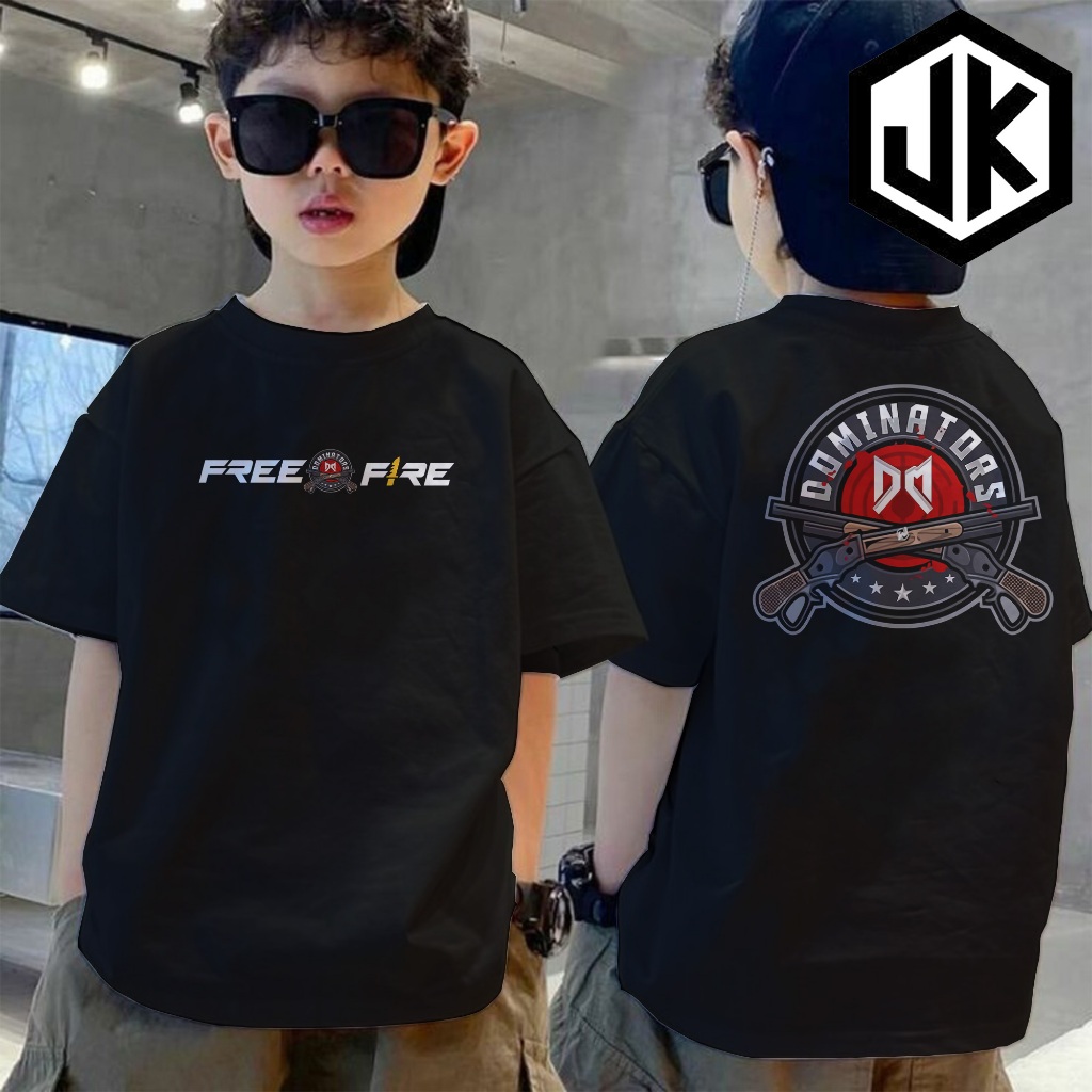 Jual Juragankaos Anak Motif FF FreeFire Squad Dominators- Kaos Anak ...