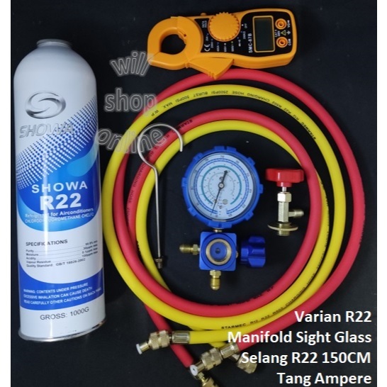Jual PAKET ALAT PENGISIAN GAS PENDINGIN ISI PREON AC RUMAH R22 MURAH ...