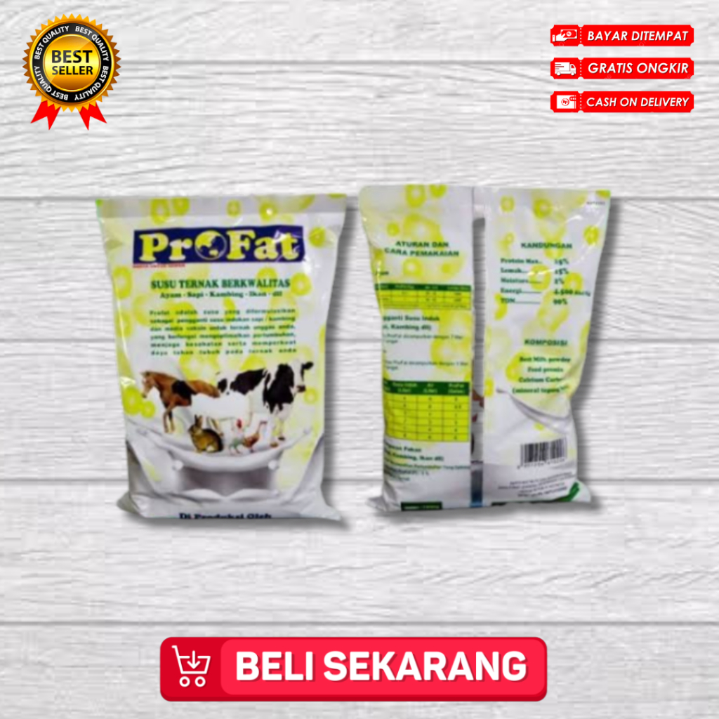 Jual PROFAT 1KG ORIGINAL SUSU TERNAK PENGGANTI INDUK SAPI DAN KAMBING ...