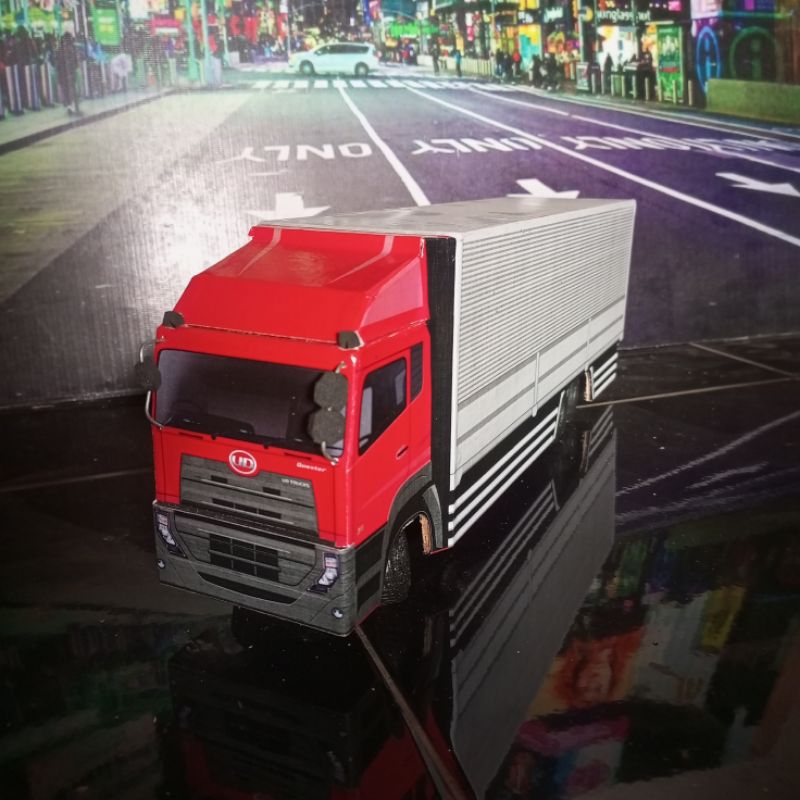 Jual Miniatur truk tronton Bok murah full lampu | Shopee Indonesia